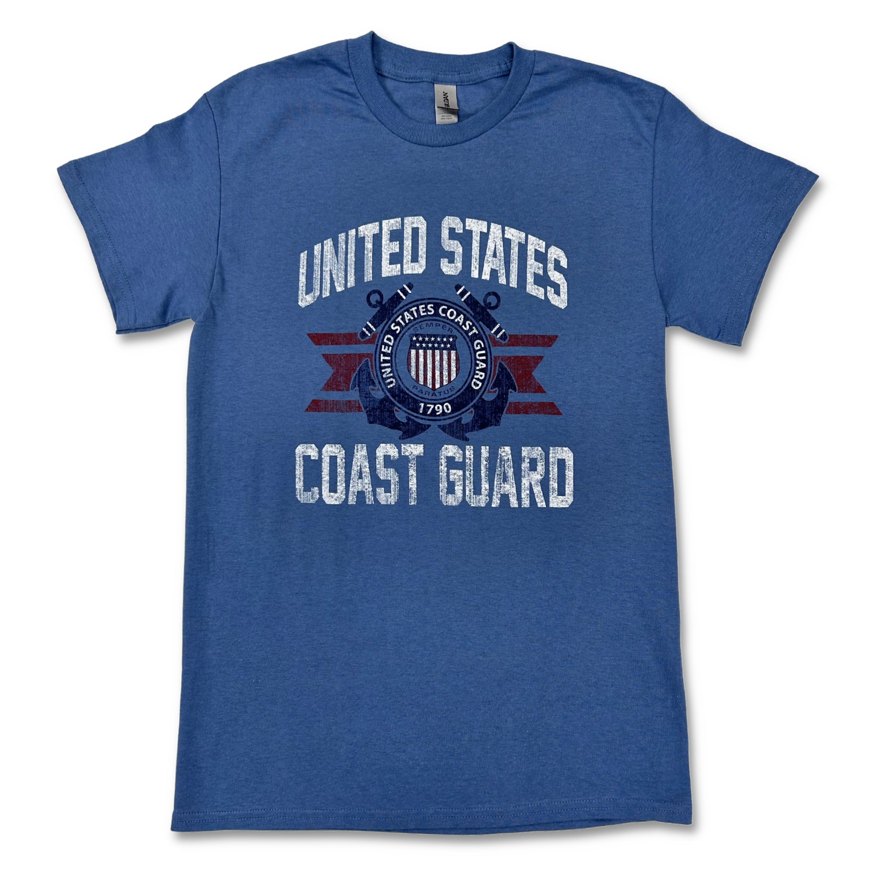 U.S. Coast Guard T-Shirts: Coast Guard Vintage Basic T-Shirt in Indigo ...