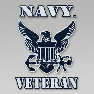 U.S. Navy Veteran Gear: Navy Veteran Logo Decal | Armed Forces Gear